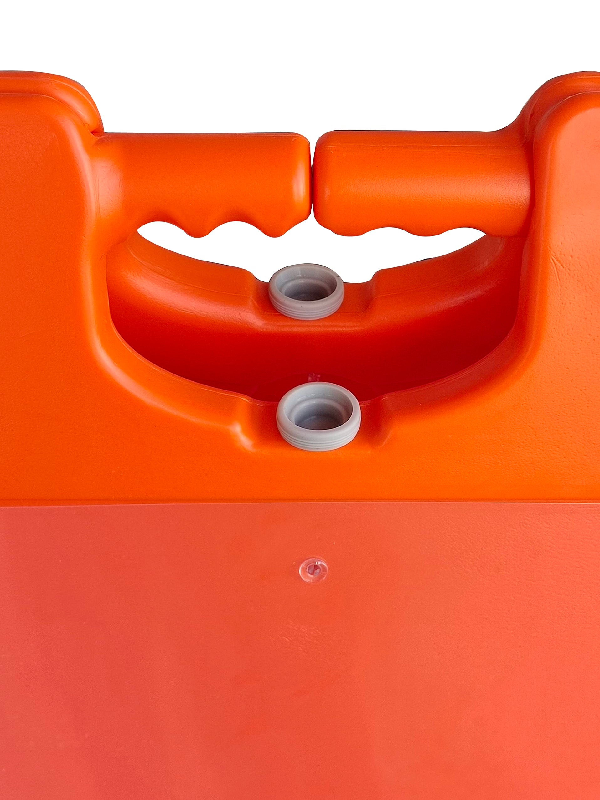 Durable A-Frame Sidewalk Sign with PVC Protector (Orange) | SkyMall