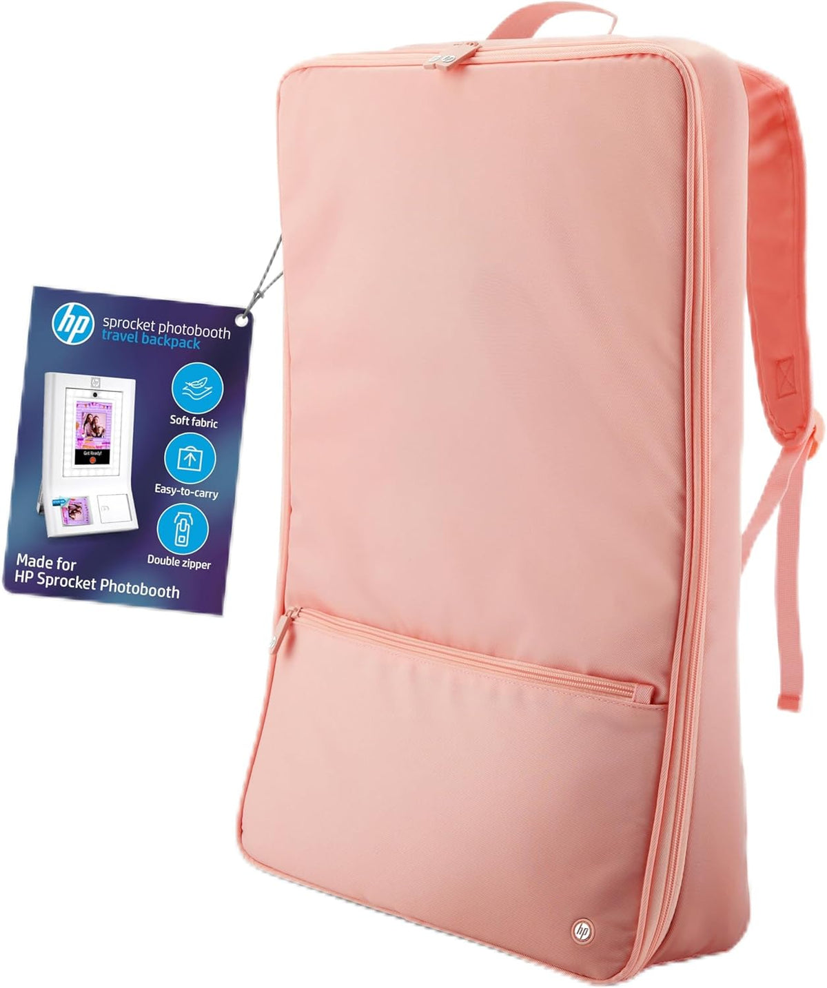HP Sprocket Photobooth Travel Backpack (Pink), Exclusively for the HP ...