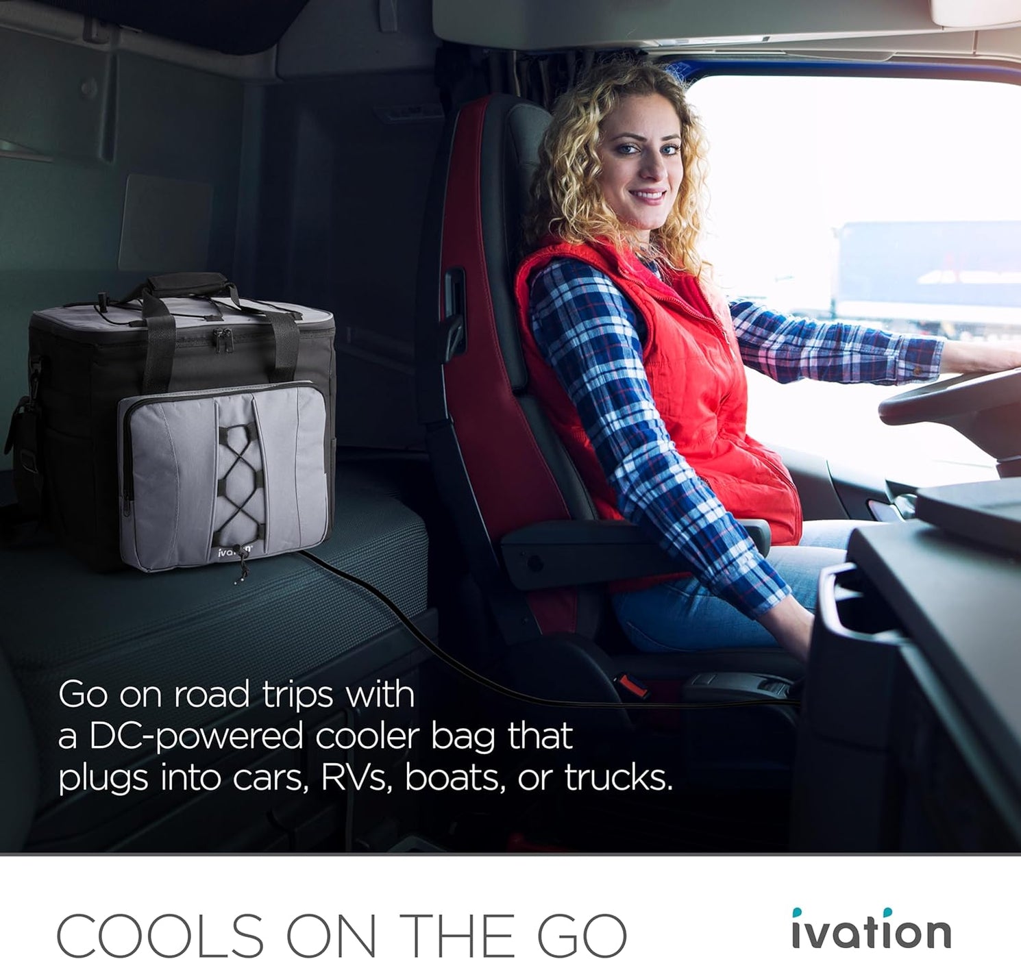 Electric Cooler Bag, 18 L Portable Thermoelectric 12 Volt Cooler with ...