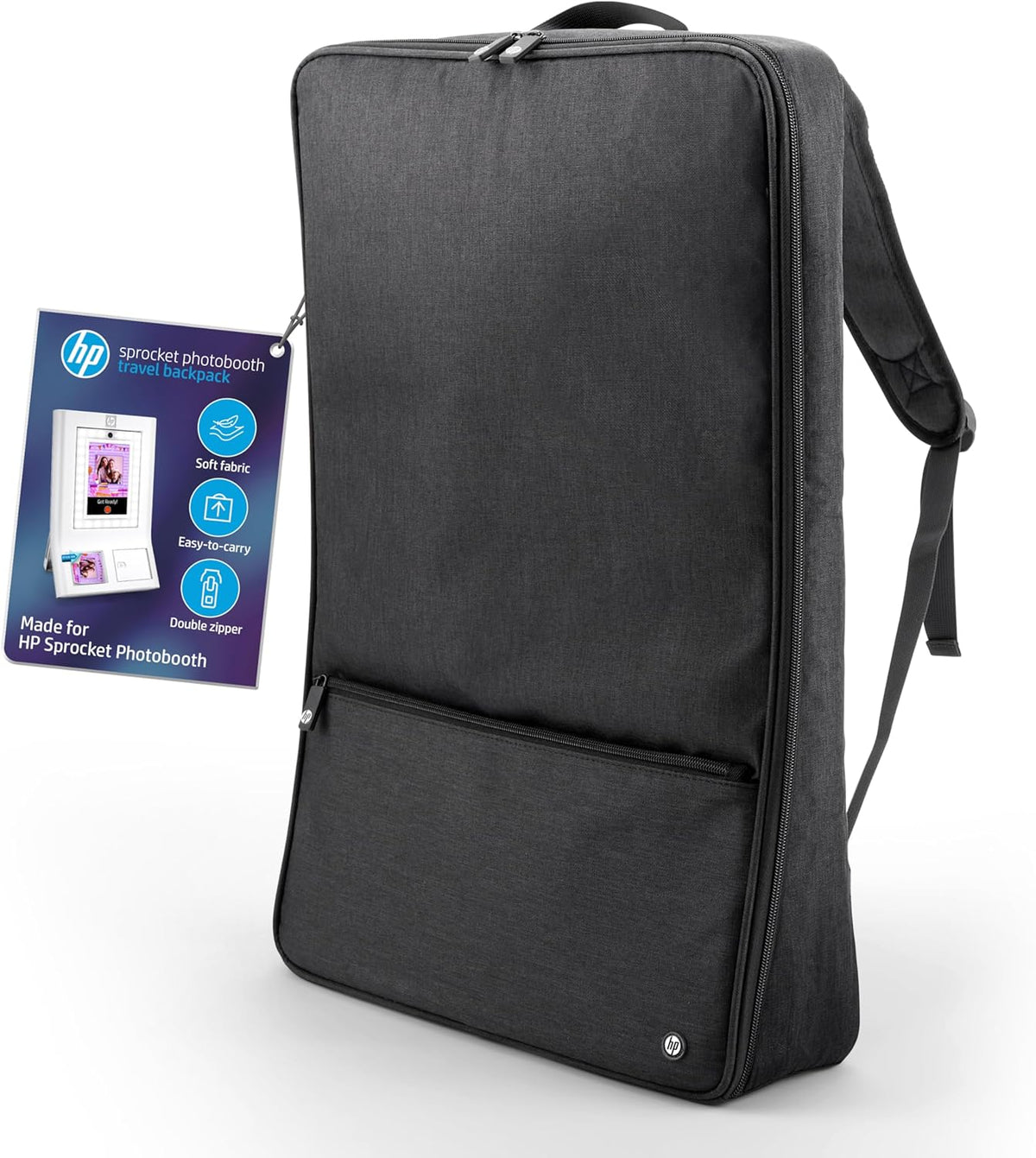 Black HP Sprocket Photobooth Travel Backpack - Secure & Durable — SkyMall