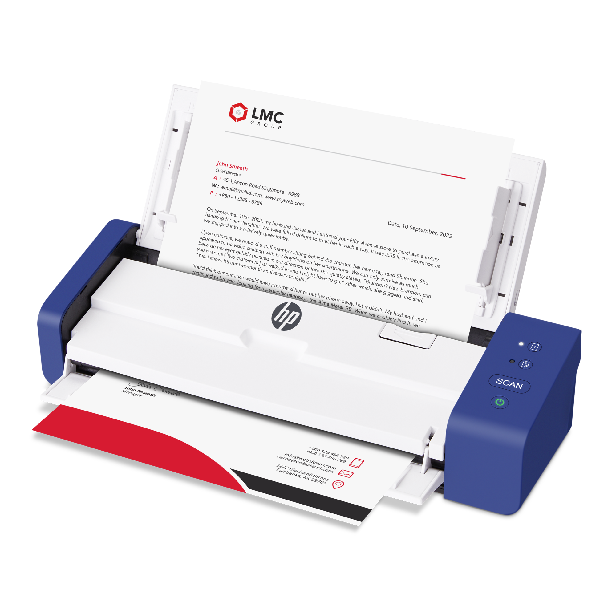 Compact Desktop Document Scanners by HP WorkSolutions — SkyMall