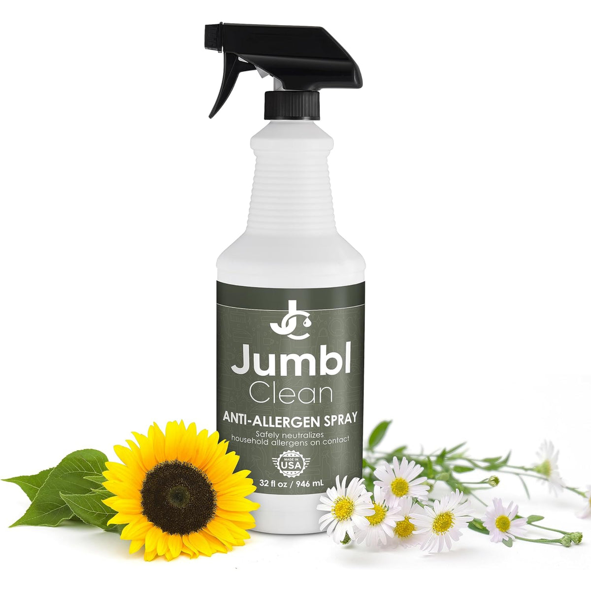 JumblClean Unscented Anti Allergen Spray - Eco-Friendly Household Clea ...