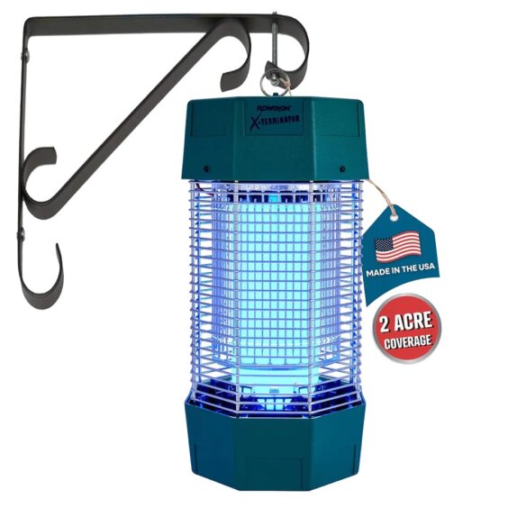 2 Acre Outdoor Bug Zapper with Fancy Wall Bracket | Flowtron — SkyMall