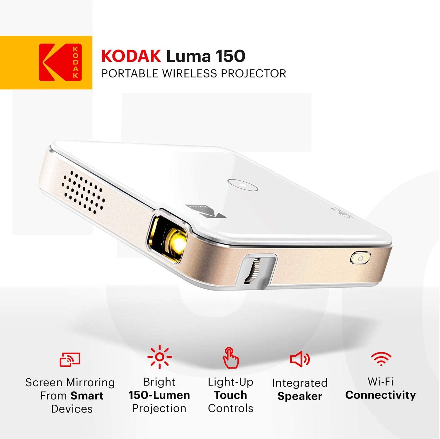 Kodak Luma Portable Smart Projector Kit | Compact Home Theater Solution ...