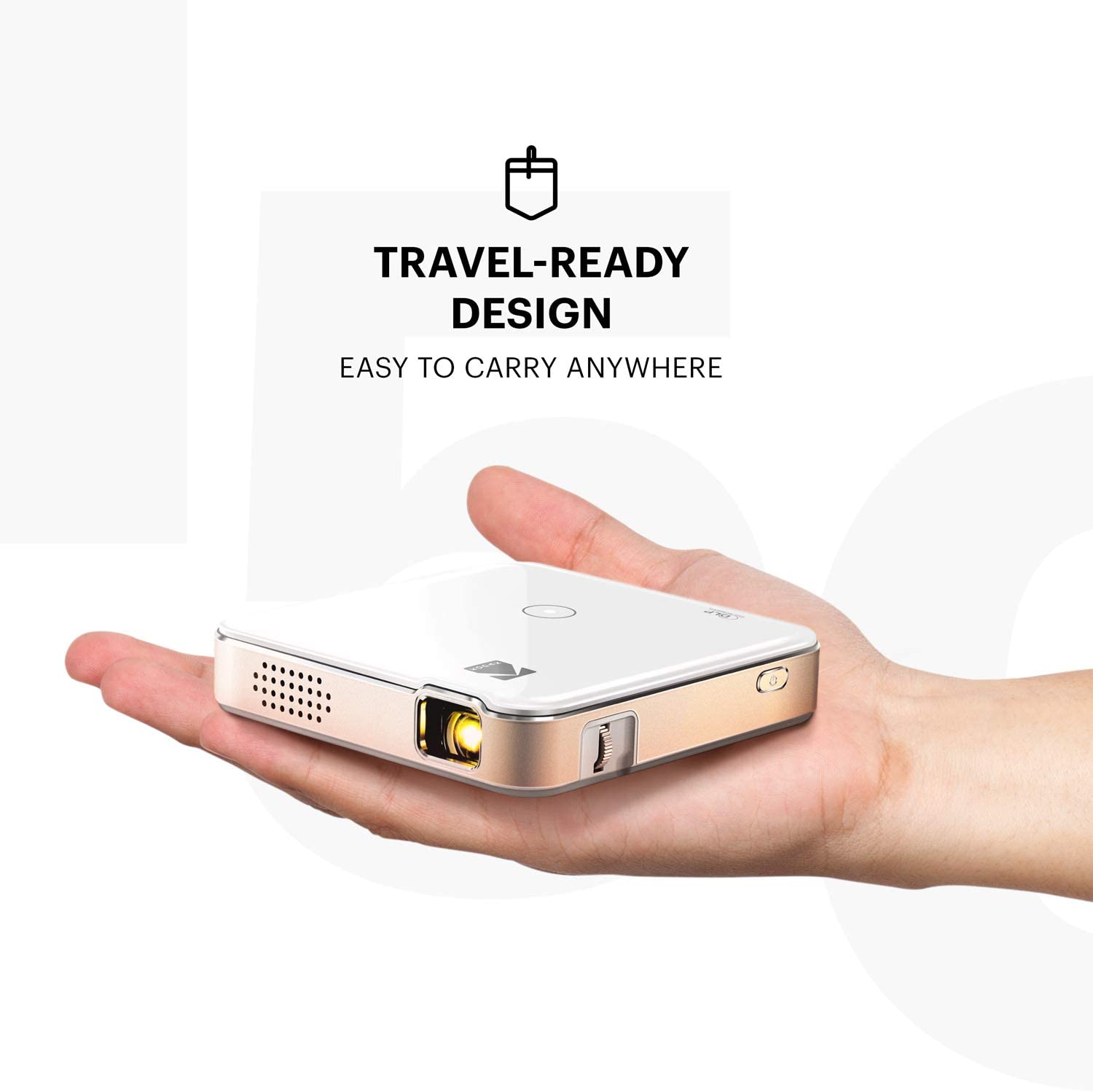 Kodak Luma Portable Smart Projector Kit | Compact Home Theater Solution ...
