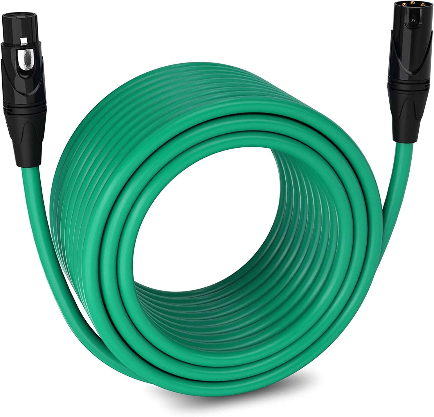 100-Foot XLR Microphone Cable – Durable 3-Pin Male to Female Audio Cord ...