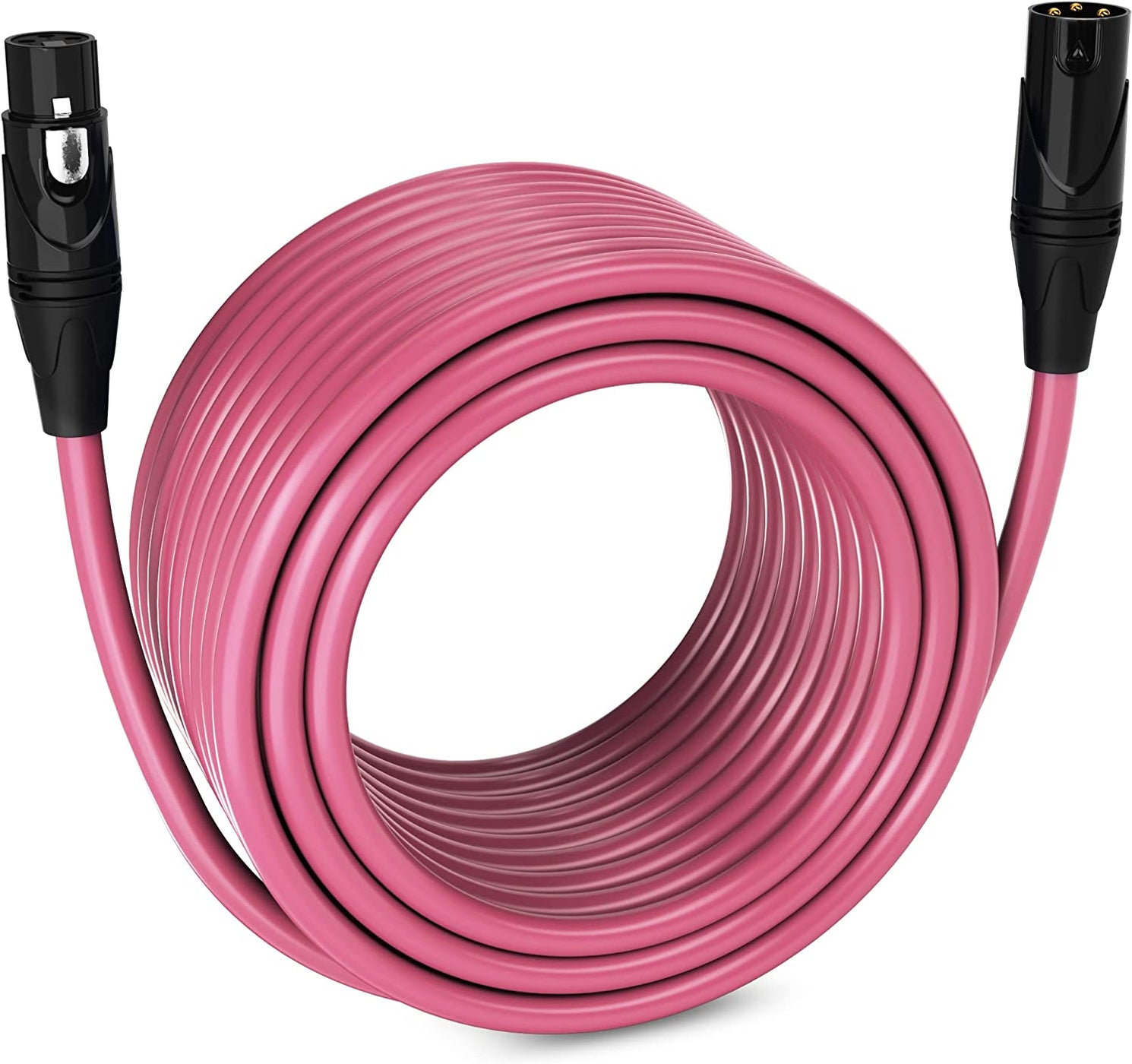 100-Foot XLR Microphone Cable – Durable 3-Pin Male to Female Audio Cord ...