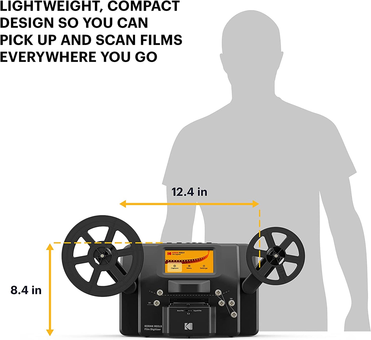 Kodak Portable Film Photo Viewer, 8mm & Super 8 Films Photo Scanner ...