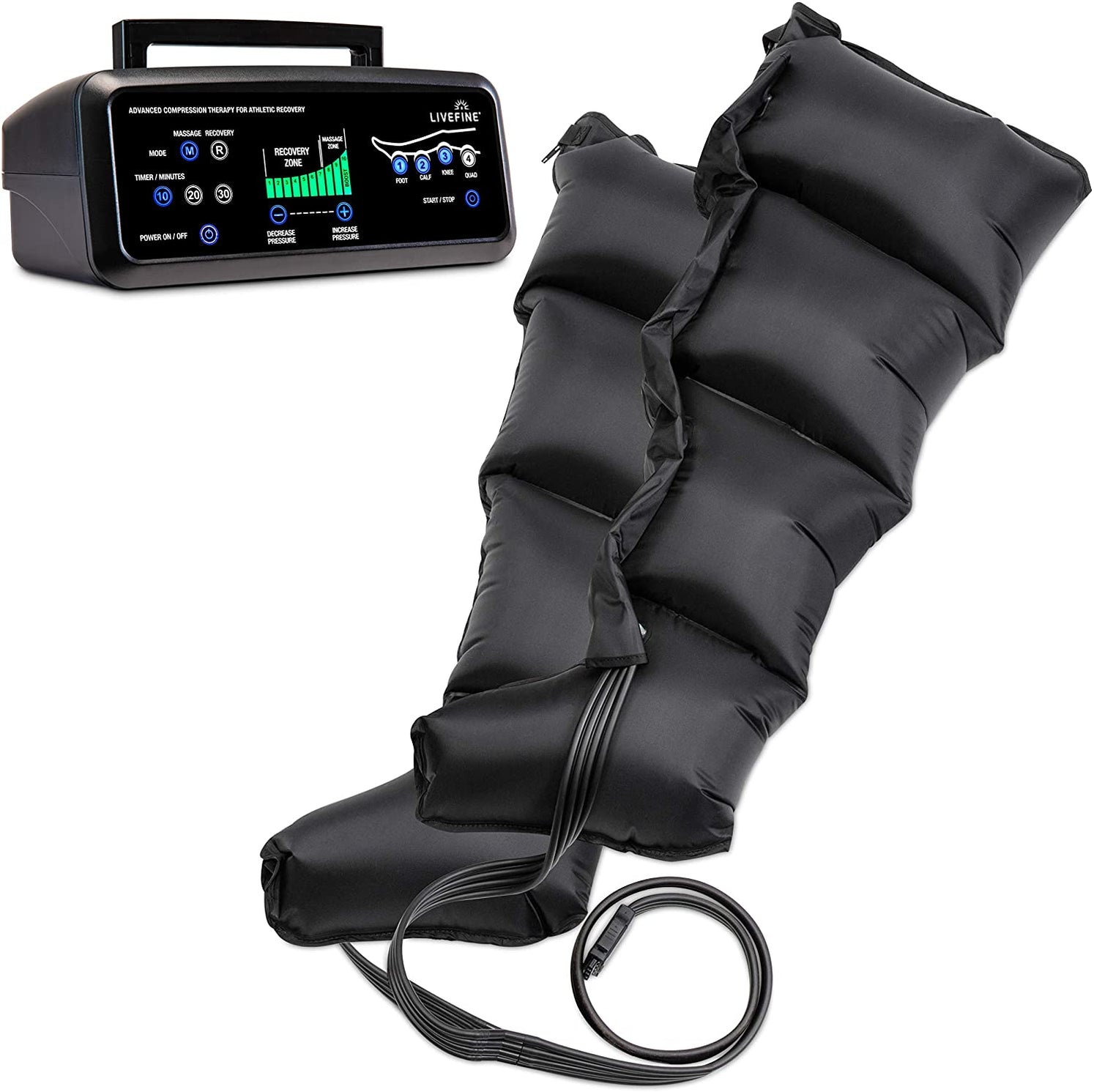Leg Massager, Foot & Calf Boots for Circulation, Pain Relief & Relaxat ...