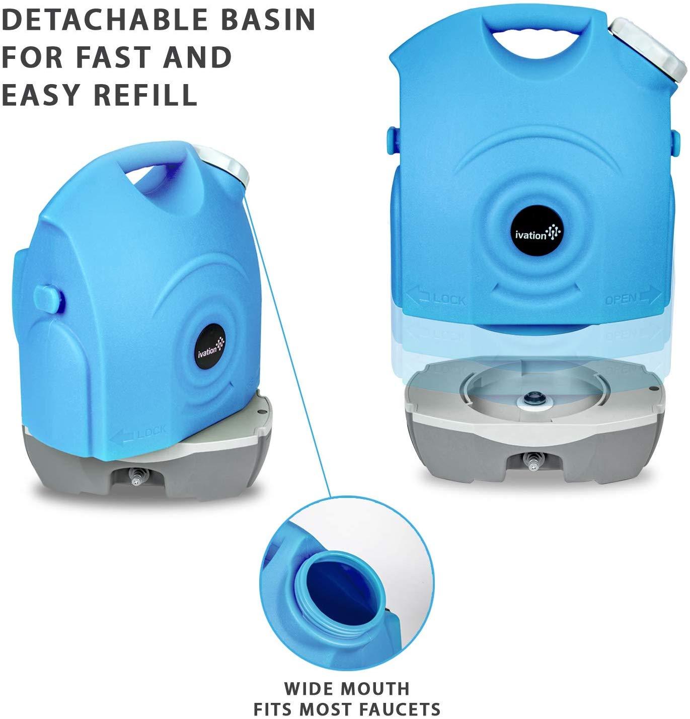 Multipurpose Portable Battery Operated Spray Washer w/Water Tank and A ...