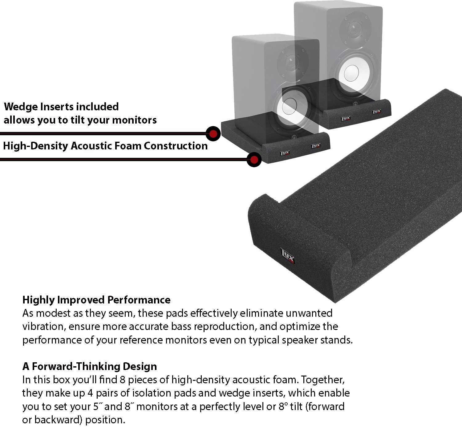 Studio Monitor Isolation Pads — SkyMall